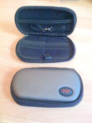 SONY PSP PROTECTIVE CASE IN GREY WITH COMPARTMENTS NEW | eBay