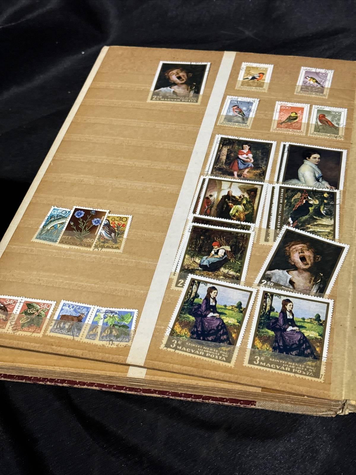 Stamp Album Unchecked Stamps Hungary & Russia | eBay