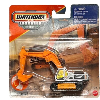 New 2024 Matchbox Working Rigs 14/16 Mbx Excavator | eBay
