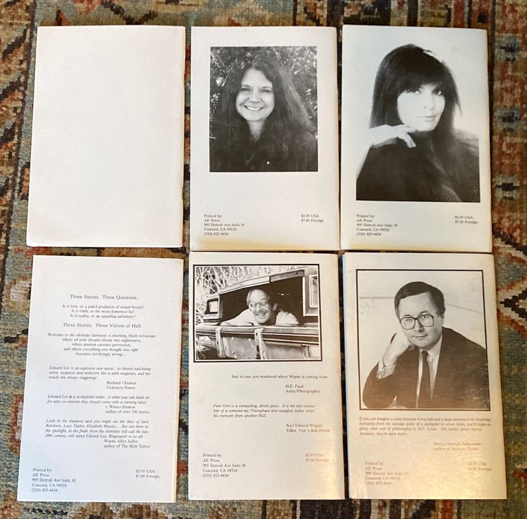 The Ultimate 6-Pack TAL Signed Ltd Horror Colson Massie Lee Taylor ...