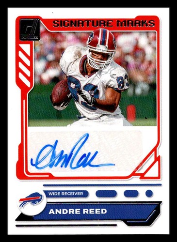 2023 Donruss Signature Marks Andre Reed AU #SM-AR Buffalo Bills | eBay