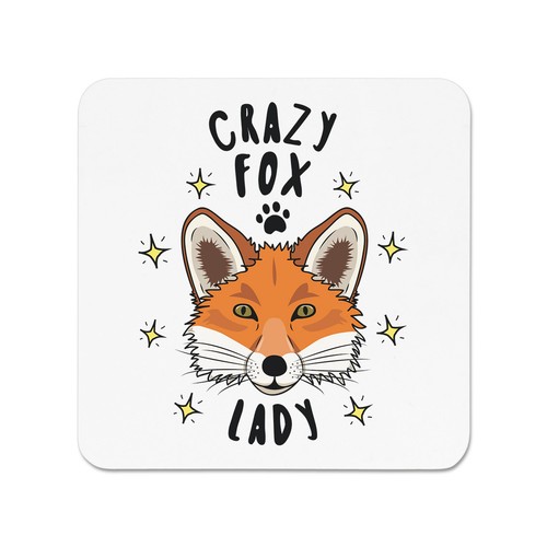 Crazy Fox Lady Stars Fridge Magnet - Funny Animal | eBay