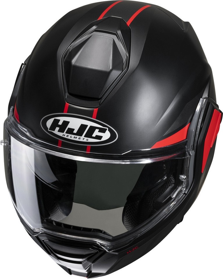 HJC I100 Modular Motorcycle Helmet Red Size XL Flip Back | eBay