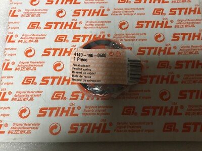 STIHL FS94 KM94 HL91 HL94 FS94R Recoil Starter spring 4149 190 0600 new ...