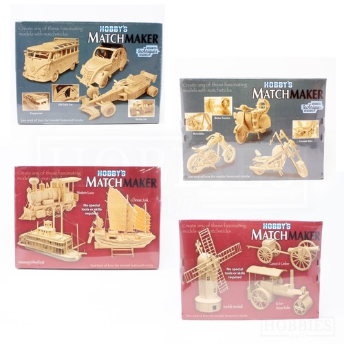 Matchstick Kits Wood Modelling Match Craft Bikes Boats Buildings ...