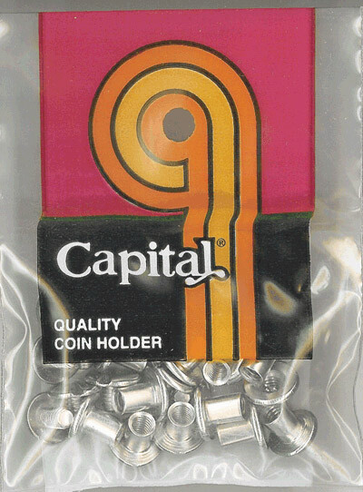 Original Genuine 48 Metal Screws For Capital Holders Coin Cases Free US ...