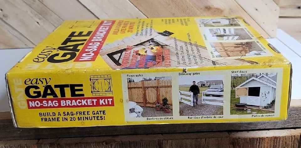 Gate No Sag Bracket Kit HOMAX RHODES AMERICAN Easy Fence Shed Entry ...