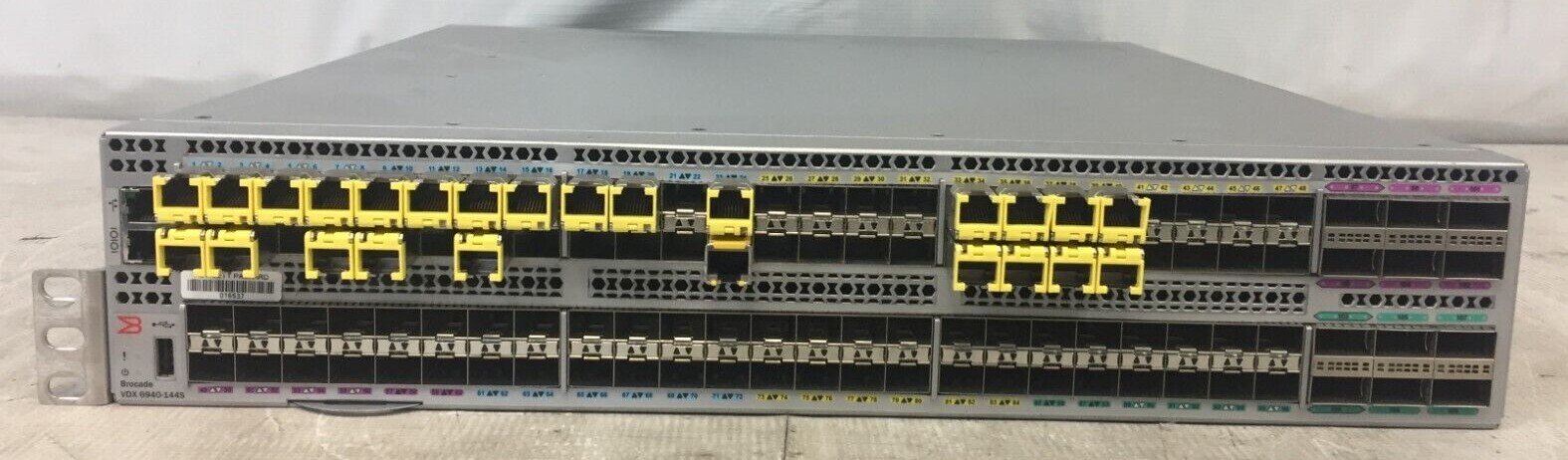 Brocade VDX 6940-144S Switch BR-VDX6940-144S-AC-R 80-1008528-04 w/ Test ...