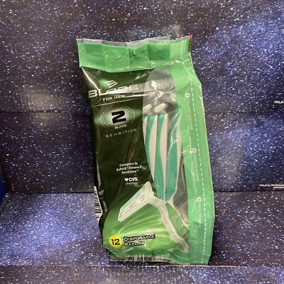 CVS Pharmacy Blade 2 Sensitive Razors for Men 12 Disposable | eBay