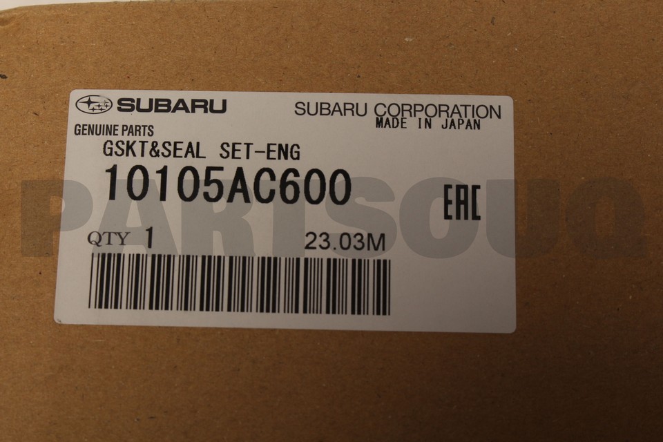 10105AC600 Genuine Subaru GSKT&SEAL SET-ENG 10105-AC600 | eBay