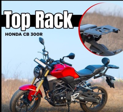 Honda CB 300R Top Rack with Plate V2 FIT | Rear | Black | Steel ...