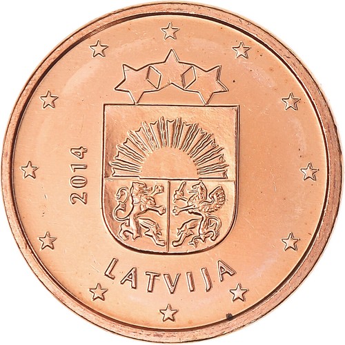 [#1161767] Latvia, Euro Cent, 2014, UNZ+, Copper Plated Steel | eBay.de