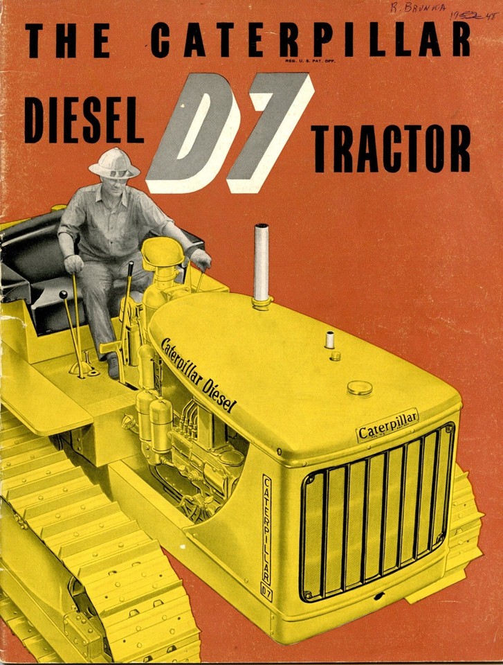 Caterpillar Dozer Specification Booklets(early models), D6, D7, D8 ...