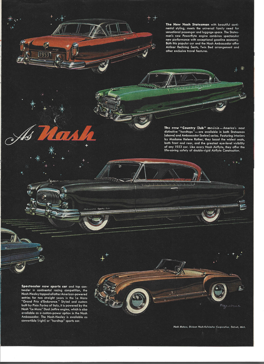 Interior 1953 Nash Ambassador