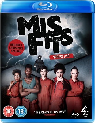 MISFITS Complete Series 2 blu ray 2nd Second Season Two MIS FITS Brand ...