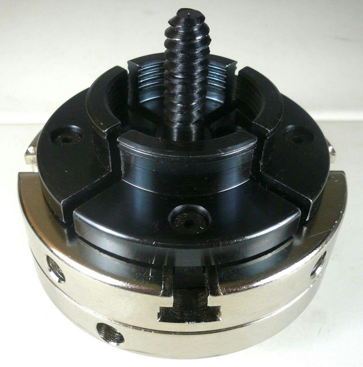 Wood Lathe Bowl Chuck with 8" Jumbo Jaws + 2 Jaw Sets Fits Shopsmith 5/ ...