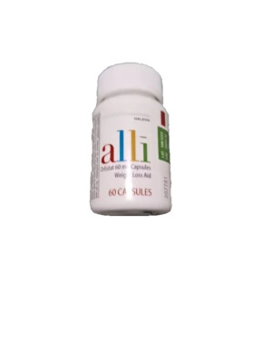 One Alli Weight Loss Diet Pills, Orlistat 60mg 60count EXP-8/2026 w/out ...