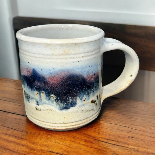 Carl Sheehan Pottery Studio Mug Vintage Bozeman MT Landscape Signed | eBay