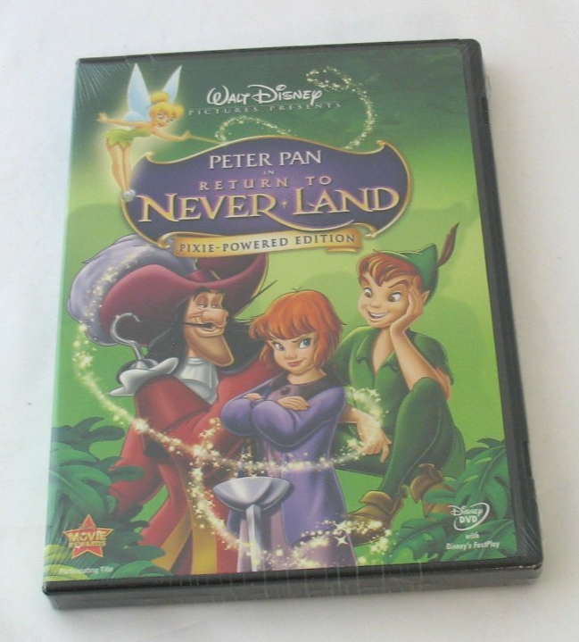 Disney Peter Pan Platinum Edition DVD PLUS Return to Neverland DVD ...