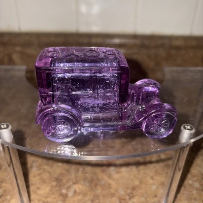 BOYD CRYSTAL ART GLASS TRANSPARENT ALEXANDRITE VINTAGE CAR GLASS ...