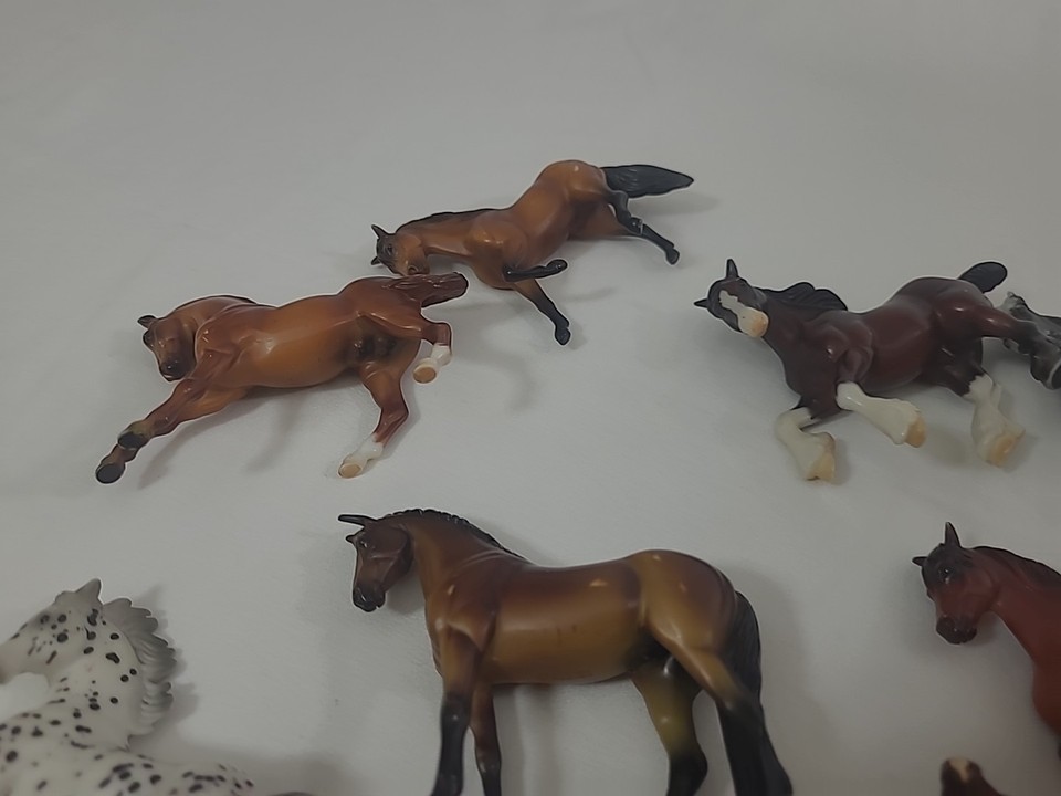 Vintage Breyer Reeves Small Mini Horse Miniature Horses Lot of 16 Some ...
