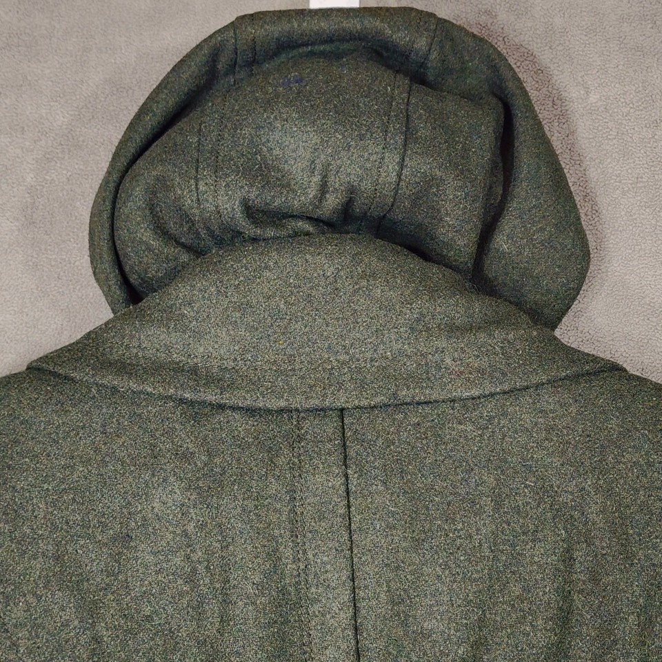 Banana Republic Mario Bellucci Peacoat S Women Melton Hooded Italian ...