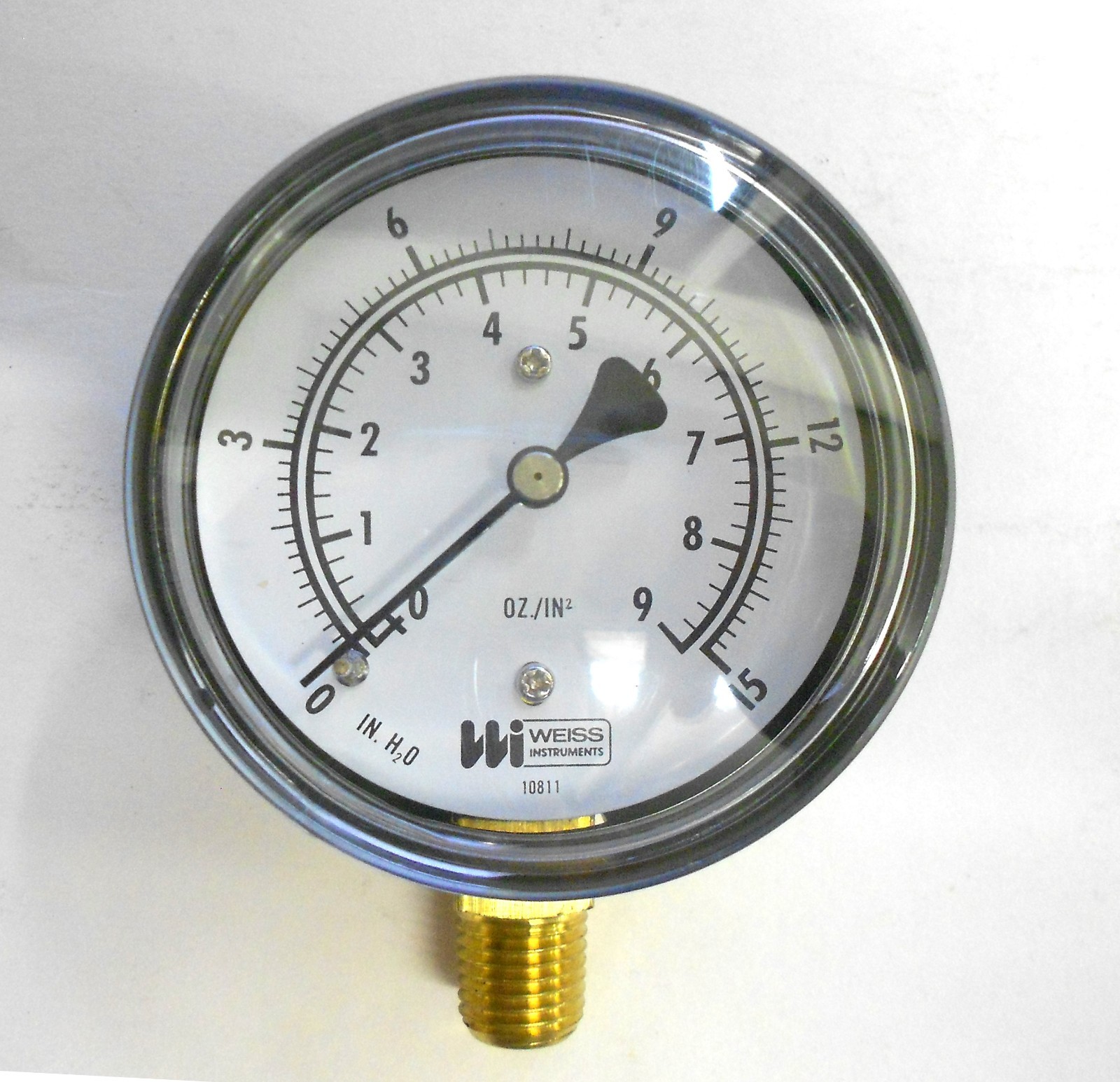 WEISS INSTRUMENTS PRESSURE DIAL,MODEL NO. DG25C-015-4L | eBay
