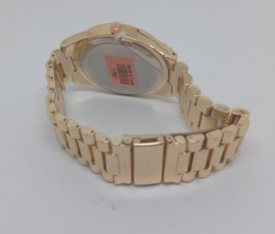 Strada Watch Mens Austrian Crystal Rose Gold Analog Stainless Steel | eBay