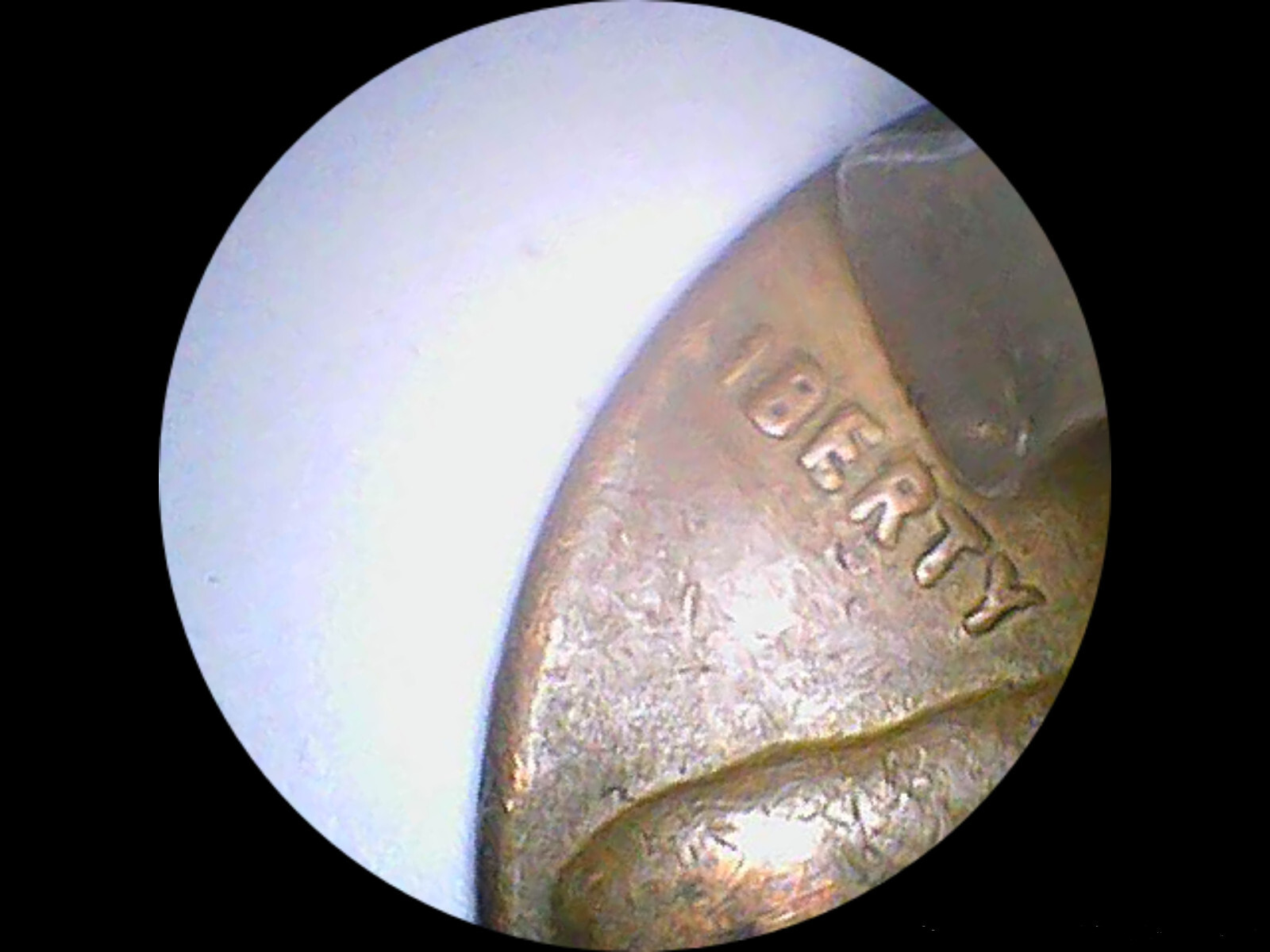 *RARE* 1964 Lincoln Penny No Mint Mark "L" On Edge. IN GOD WE TRUST ...