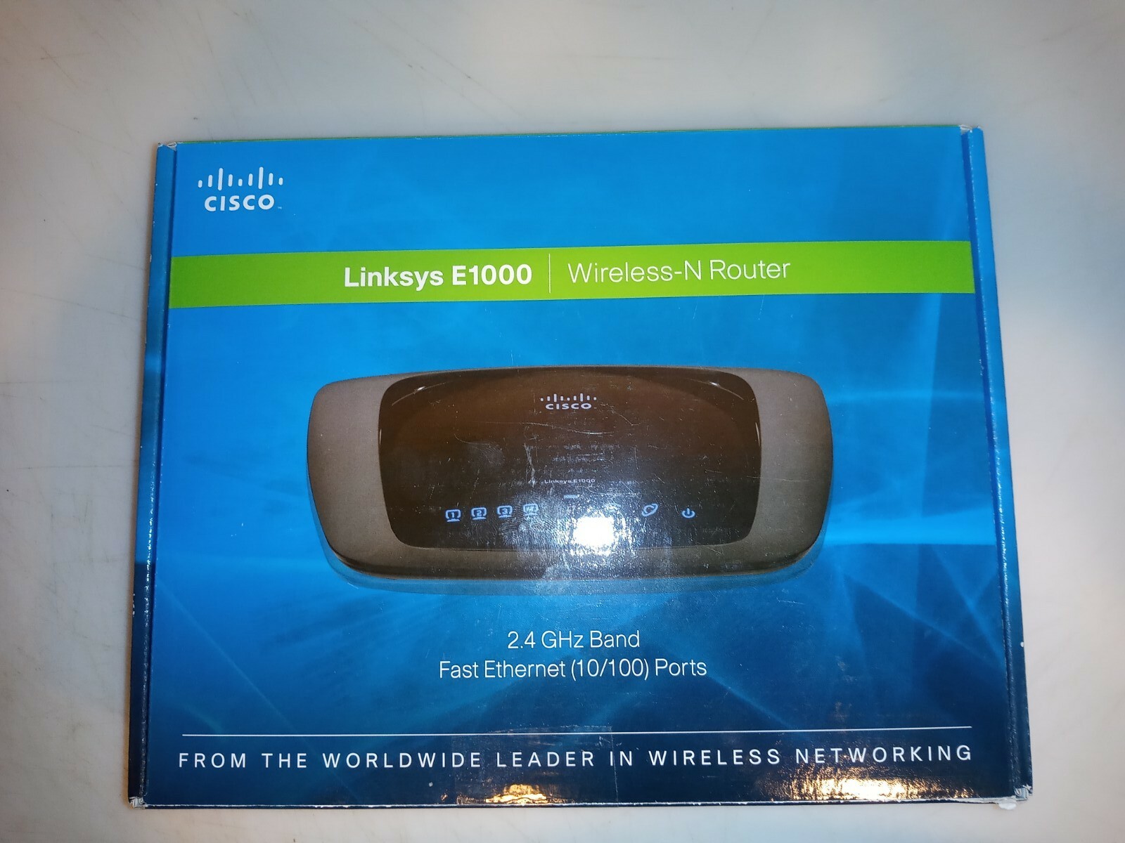 CISCO Linksys E1000 Wireless-N Router 300 Mbps 4-Port 10/100 ~ Open Box ...
