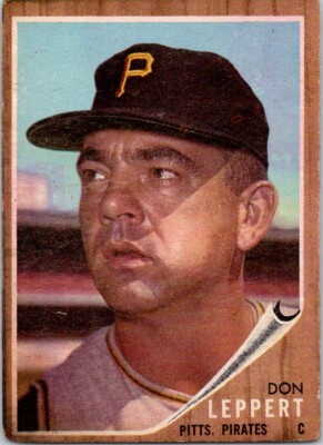 Don Leppert #36 1962 Topps Baseball | eBay
