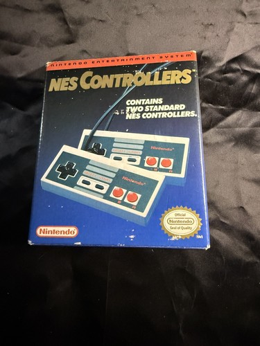 Nintendo NES Controllers CIB Complete In Box OEM Dual Pack Two Original ...