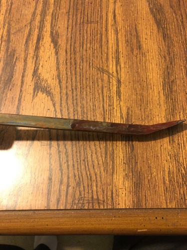 REALISTIC FOAM BLOODY WEAPON HALLOWEEN HORROR MOVIE pry bar screwdriver ...