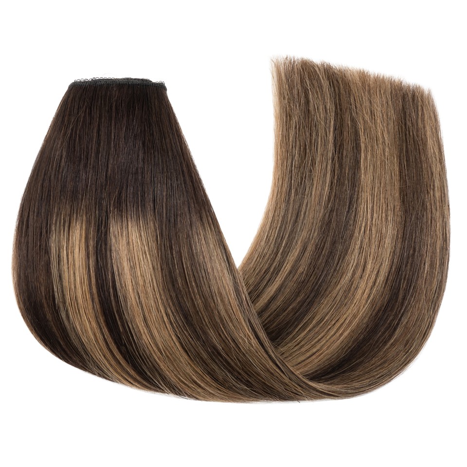 Real Invisible Wire In Human Hair Extension Secret Hidden Extensions ...