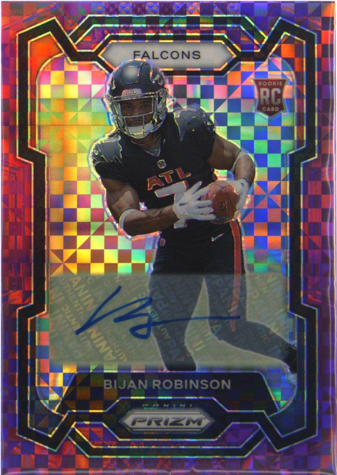 2023 Panini Prizm - Rookies Bijan Robinson #305 Purple Power Prizm ...