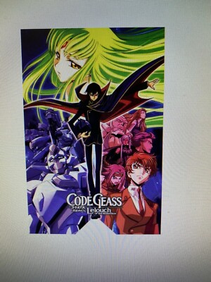 CODE GEASS 24x36 POSTER ANIME CARTOON TELEVISION FUN MECHA JAPANESE FUN ...