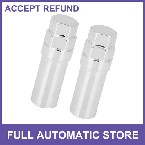 2 Pcs Chrome 7 Spline Wheel Lug Nut Drive Tuner Key Tool Lock 16mm ...