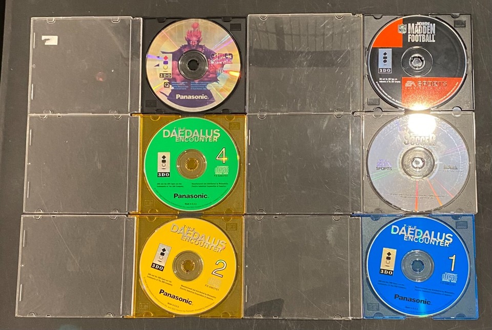 PANASONIC 3DO LOT OF 23 DISKS SUPER STREET FIGHTER II TURBO PATAANK ...