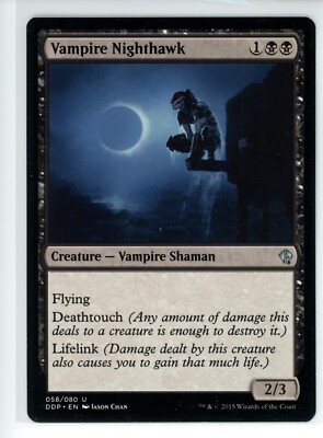 VAMPIRE NIGHTHAWK Zendikar vs. Eldrazi #58 DDP(LP)(MTG) | eBay