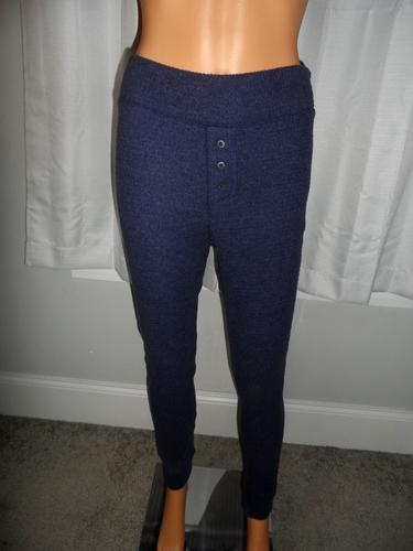 Cool Aerie size L blue long john style pull on pajama pants women NWOT ...