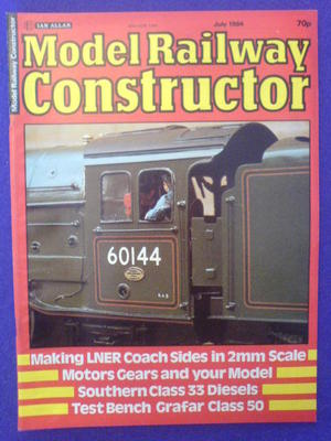 MODEL RAILWAY CONSTRUCTOR - July 1984 vol 51 #603 | eBay UK