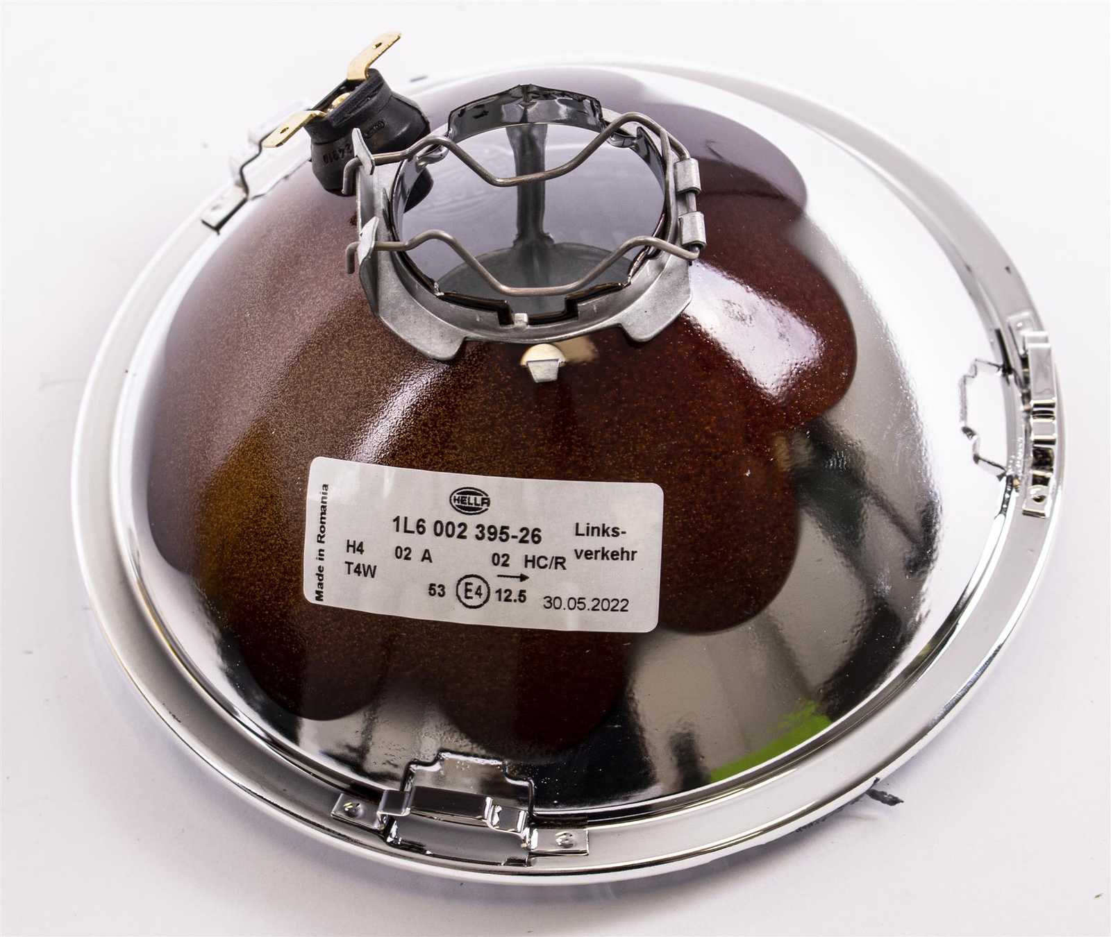 Genuine Hella 7" Inch Halogen H4 Flat Lens Headlamp Headlight ...