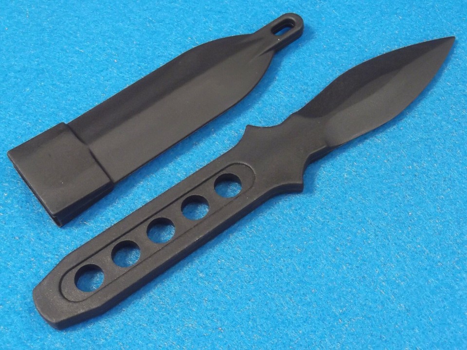 CIA Sticker Neck Knife M4257 non-metal polycarbonate double edge dagger ...