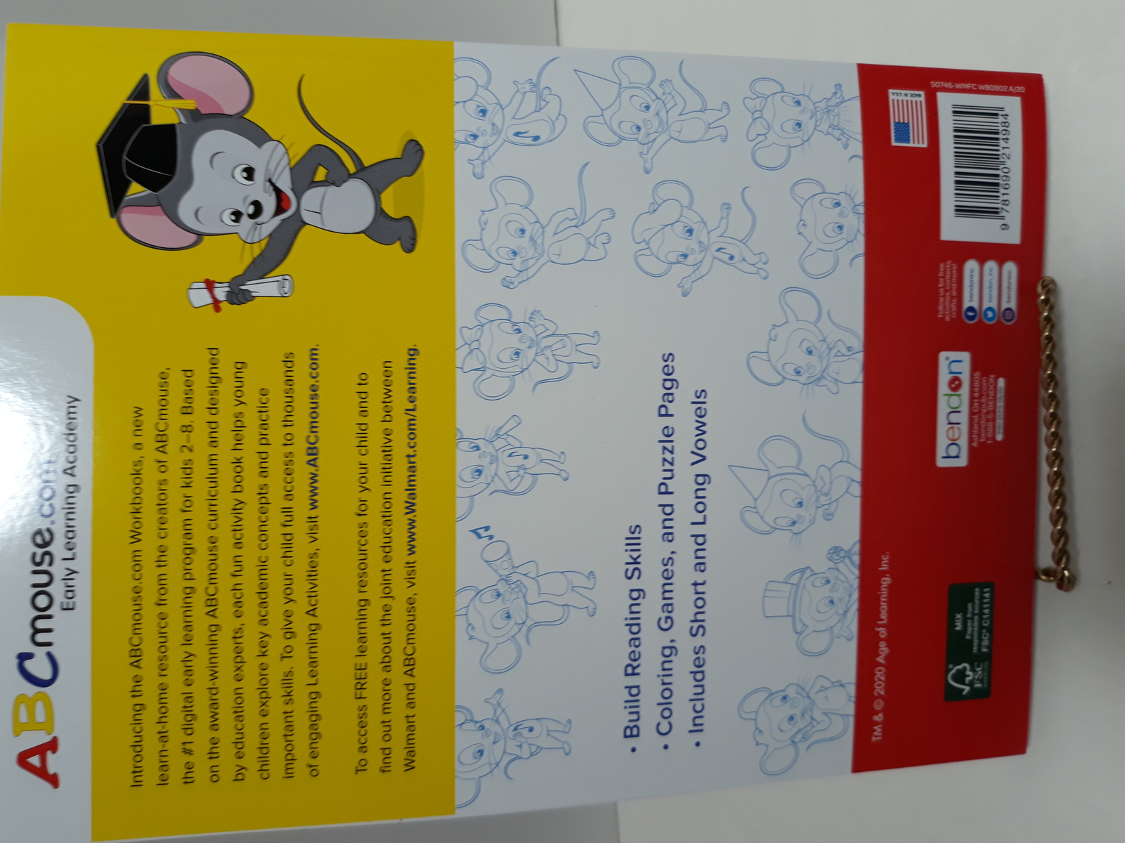 ABC Mouse Workbook: People & Places | eBay