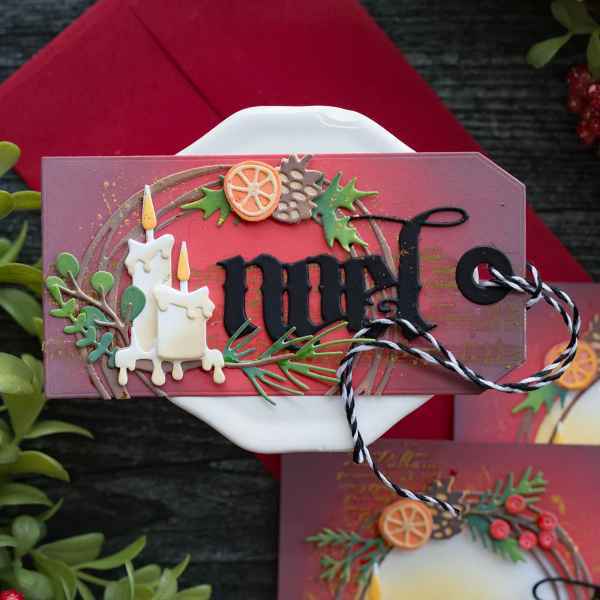 Sizzix Thinlits Die Set - Vault Festive Wreath, 666715 by: Tim Holtz | eBay