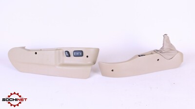 BMW E32 Front Right Passenger Seat Lower Trim Set Tan Beige OEM | eBay