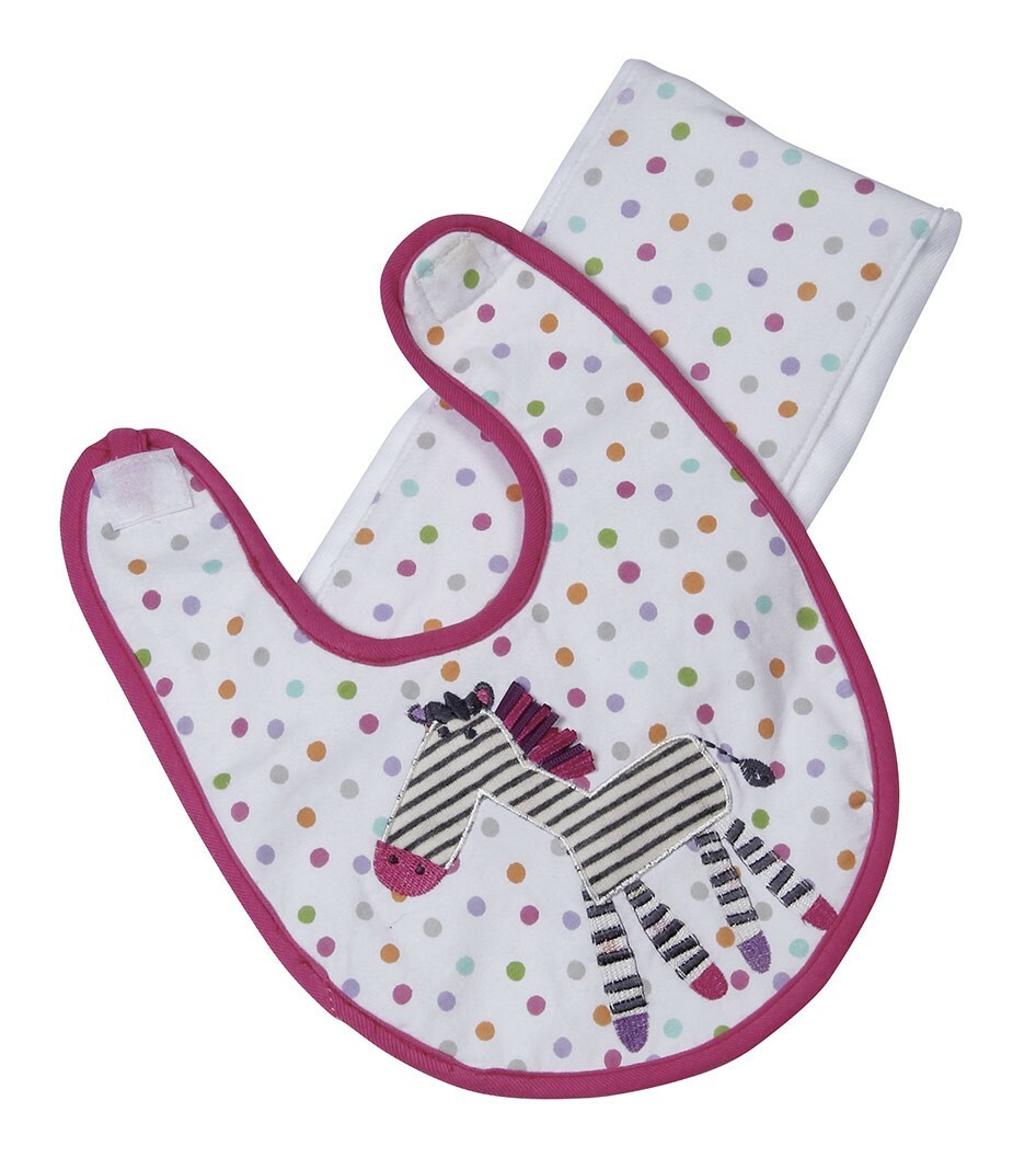 Zella the Zebra Burp and Bip Set for Baby from Maison Chic #2244 | eBay