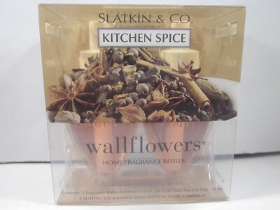 1 box of 2 Bath & Body Works Wallflower Refill Bulb Kitchen Spice | eBay