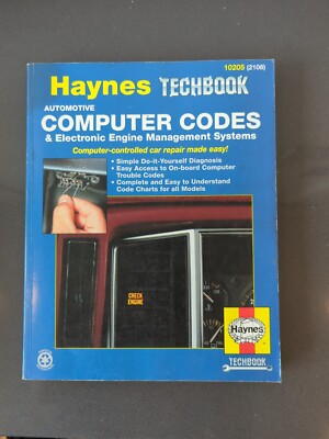 Haynes Techbook Automotive Computer Codes Electronic Engine Management ...