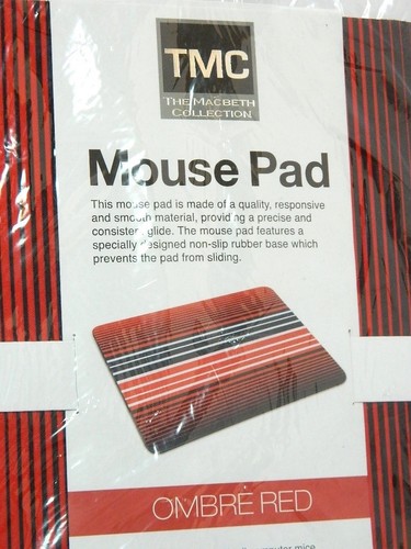 Macbeth Collection Printed Mousepad Ombre Red (MB-MP1MR) New | eBay ...